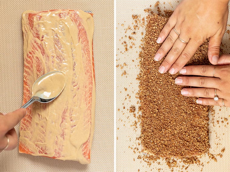 Cinnamon & Pecan Crusted Salmon Recipe | Easy Dinner Idea