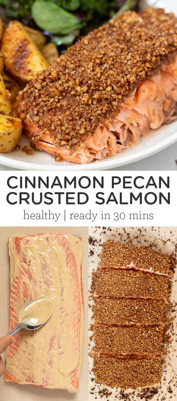 Cinnamon & Pecan Crusted Salmon Recipe | Easy Dinner Idea