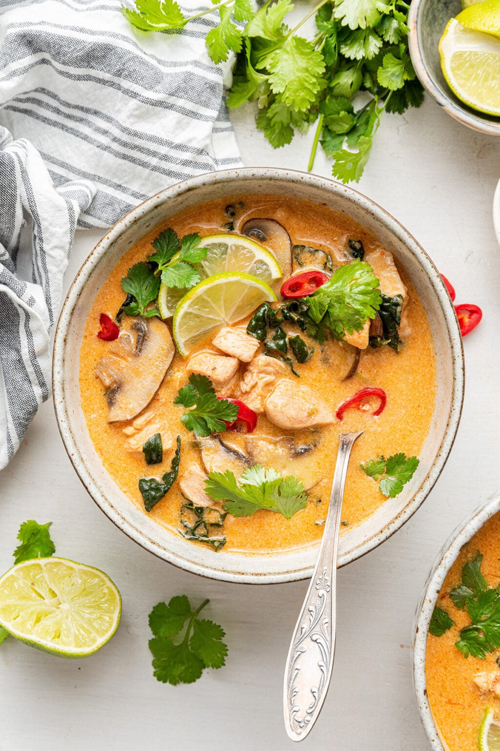 Thai Coconut Curry Chicken Soup Recipe | Simply Quinoa