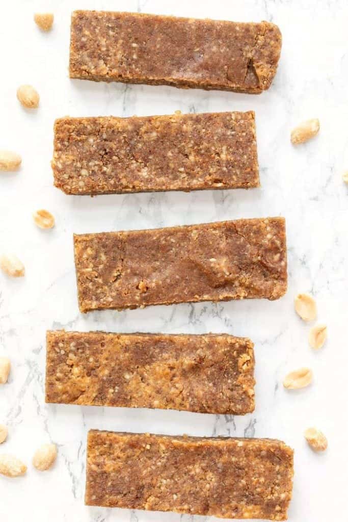 No-Bake Peanut Butter Power Bars - Simply Quinoa