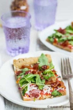 Gluten-Free Multigrain Pizza with Crispy Proscuitto