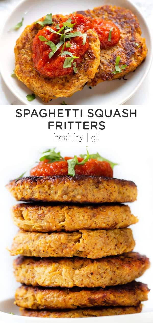 Crispy Spaghetti Squash Fritters | Simply Quinoa