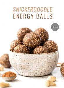 Vegan Snickerdoodle Energy Bites - Simply Quinoa