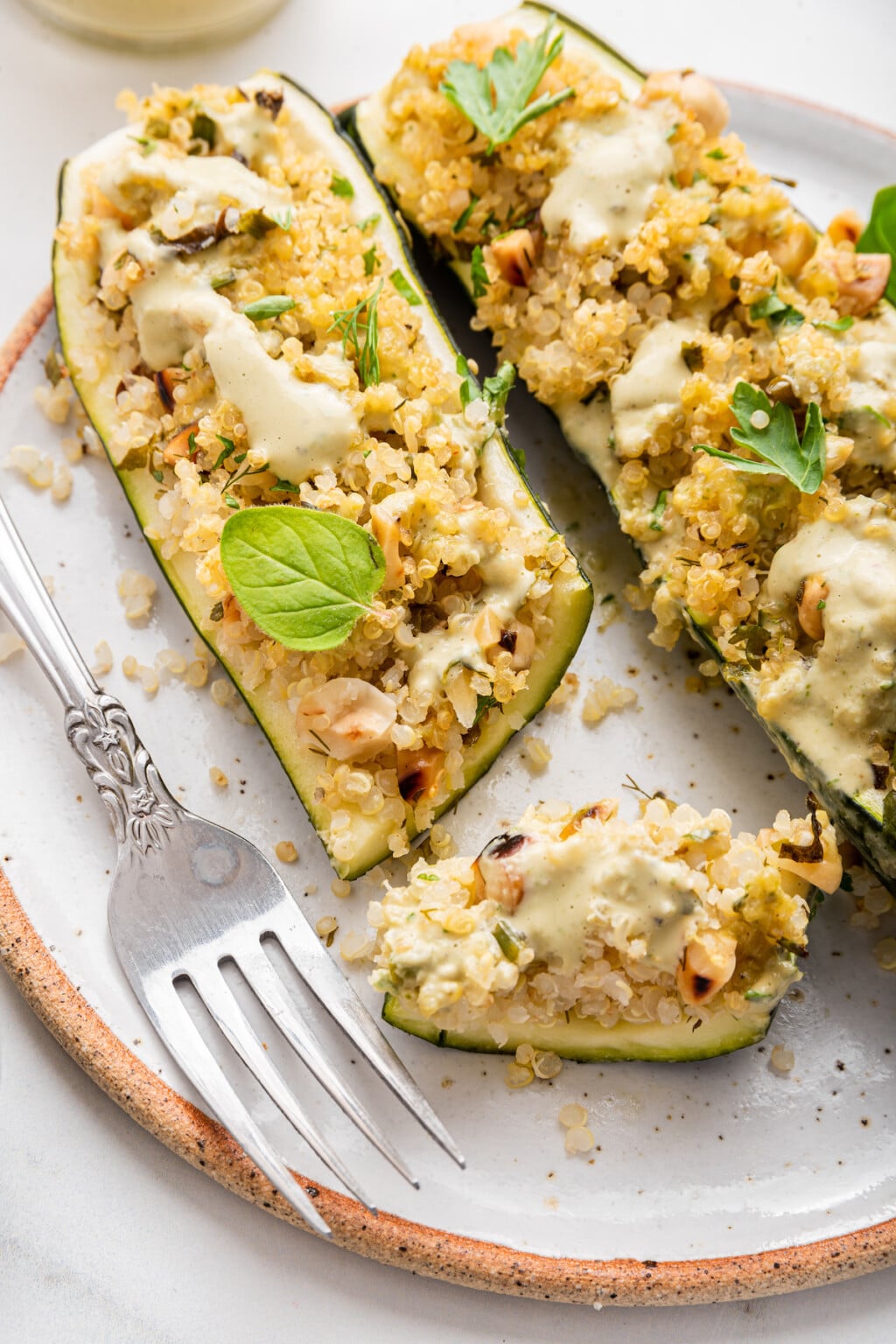 Stuffed Zucchini Boats | Simply Quinoa
