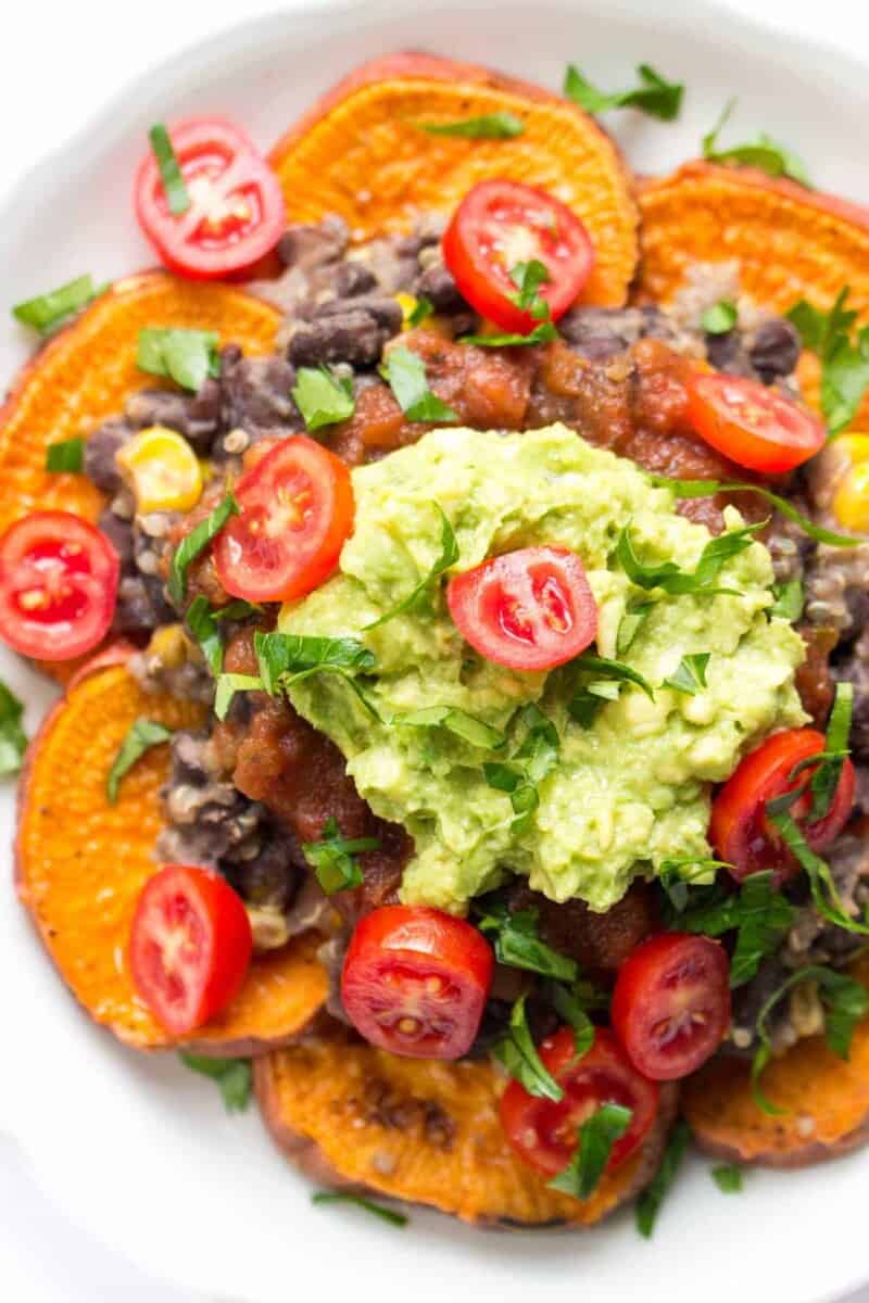 Sweet Potato Quinoa Nachos - Simply Quinoa