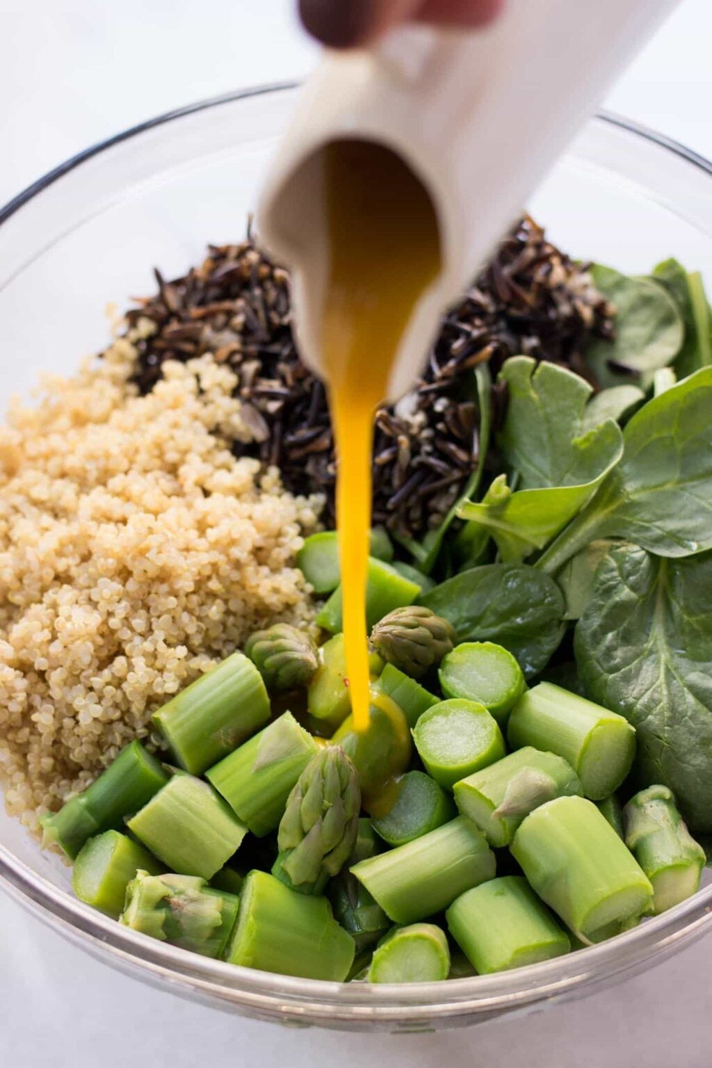 Wild Rice Quinoa Salad with Asparagus - Simply Quinoa