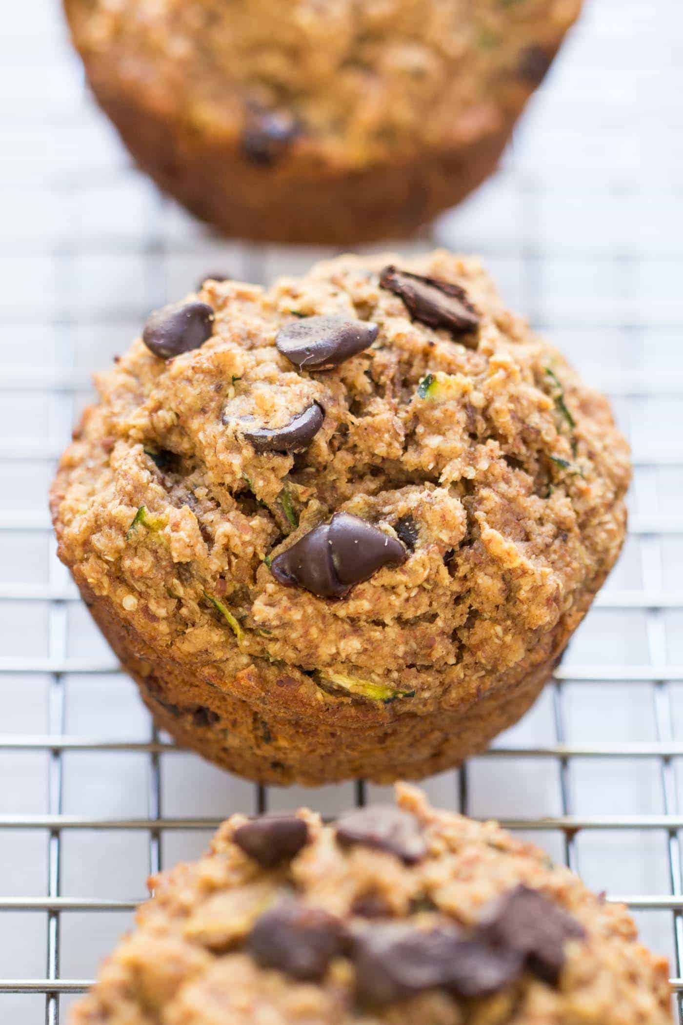 Chocolate Chip Zucchini Quinoa Muffins - Simply Quinoa