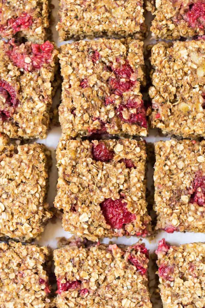 Lemon Raspberry Quinoa Breakfast Bars - Simply Quinoa