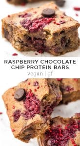 Raspberry Chocolate Chip Protein Bars - Simply Quinoa