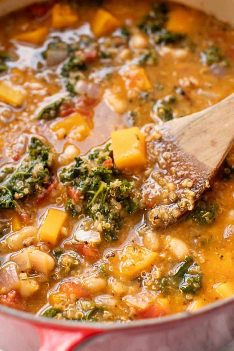 Tuscan Kale & White Bean Stew Recipe | One Pot Dinner - Simply Quinoa