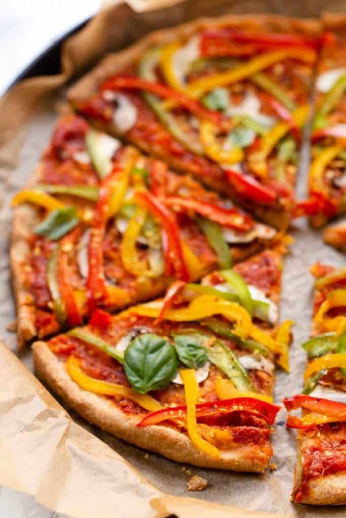 The Best Vegan Almond Flour Pizza Crust - Simply Quinoa
