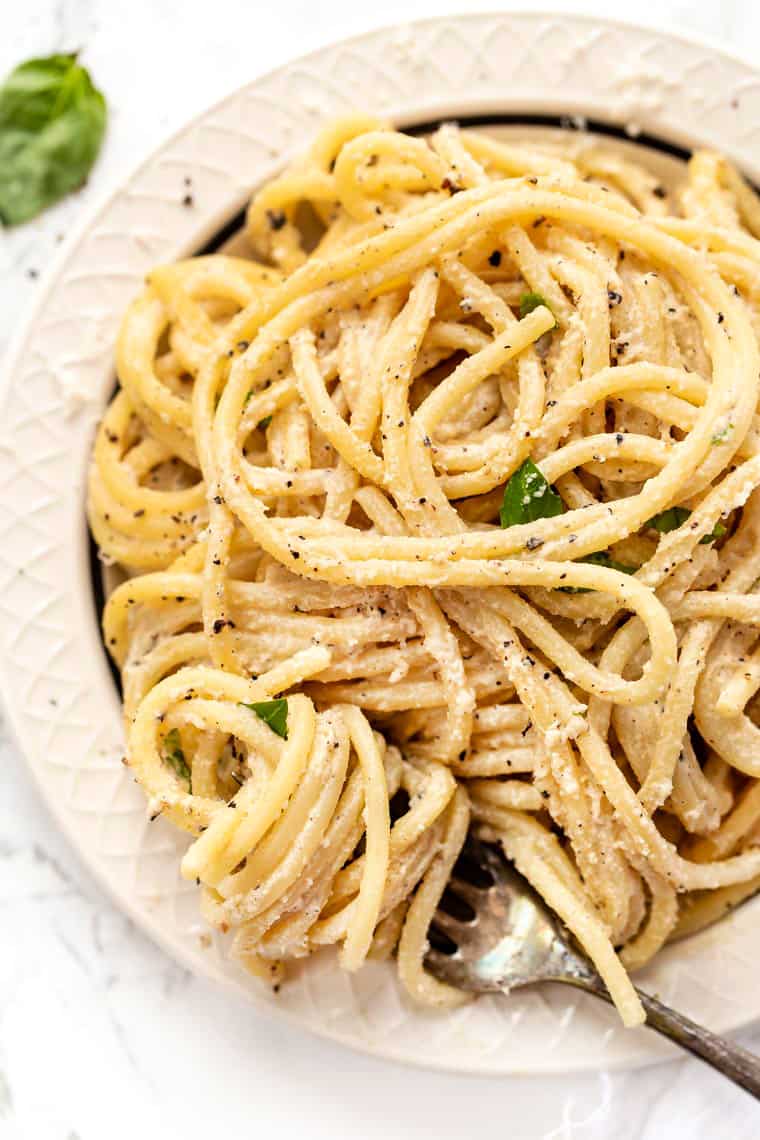 Vegan Cacio E Pepe Pasta Recipe Simply Quinoa