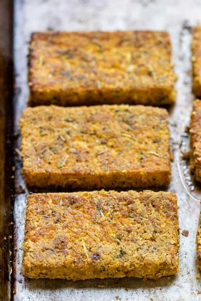 Herb Crusted Baked Tofu Recipes | Simply Quinoa