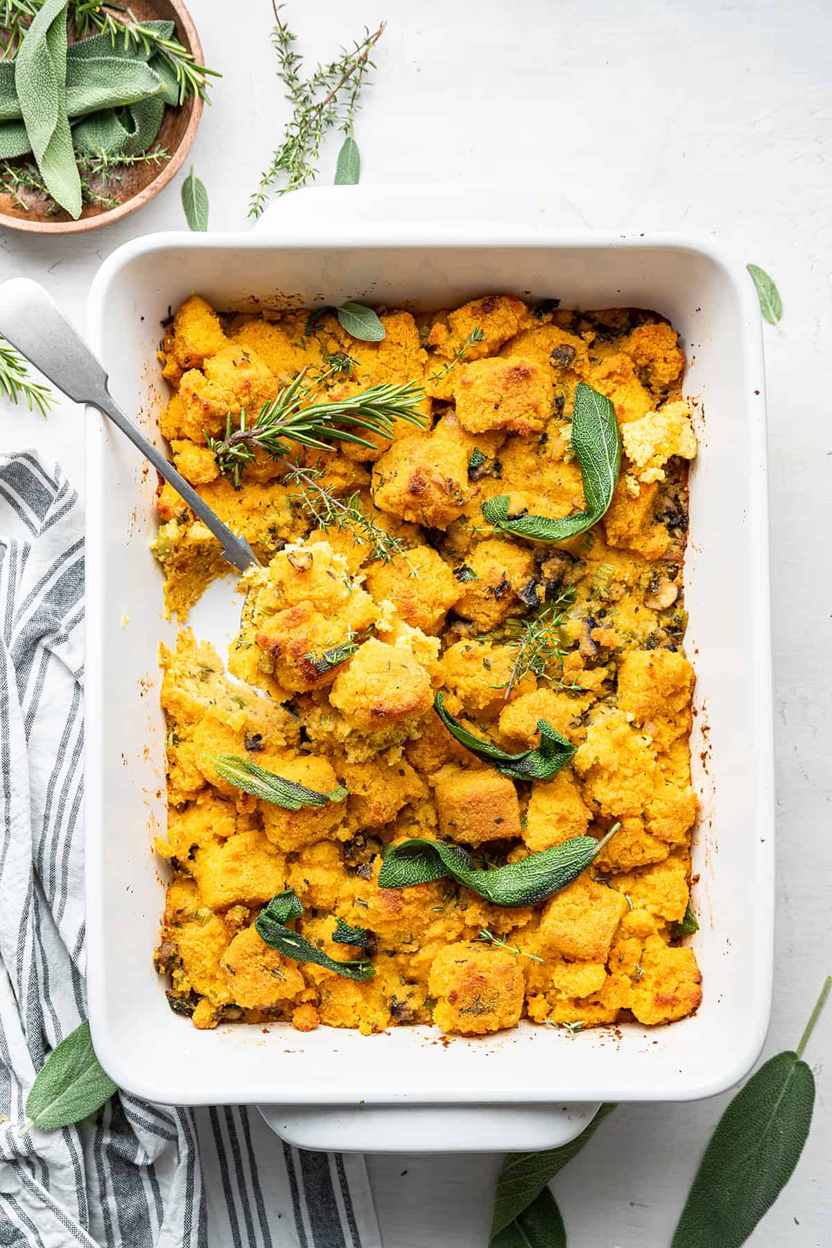 Cornbread Stuffing Recipe (Vegan) | Simply Quinoa