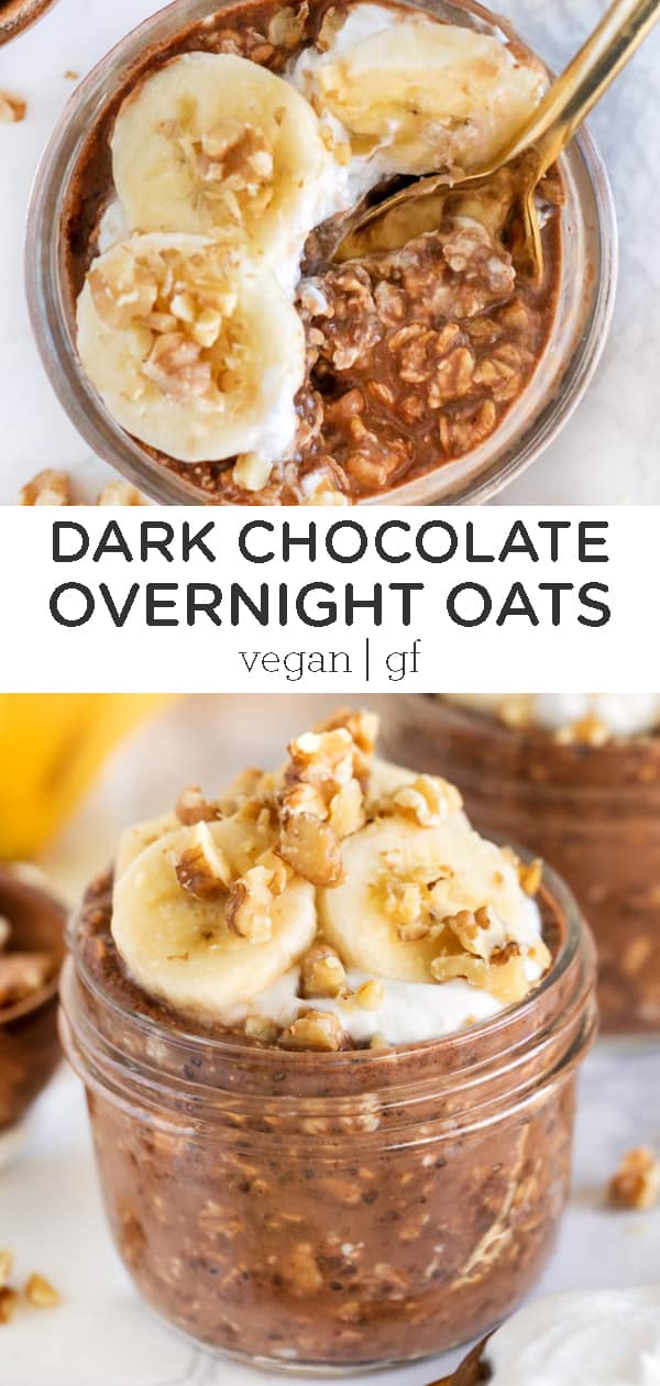 Chocolate Overnight Oats | Healthy Breakfast Recipe