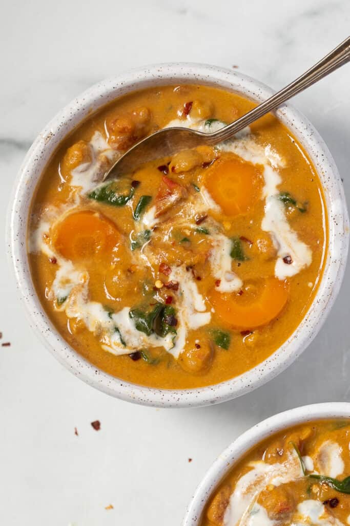 Creamy Chickpea and Pumpkin Stew | Simply Quinoa