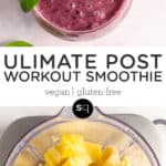 Ultimate Post Workout Smoothie {For Recovery} - Simply Quinoa