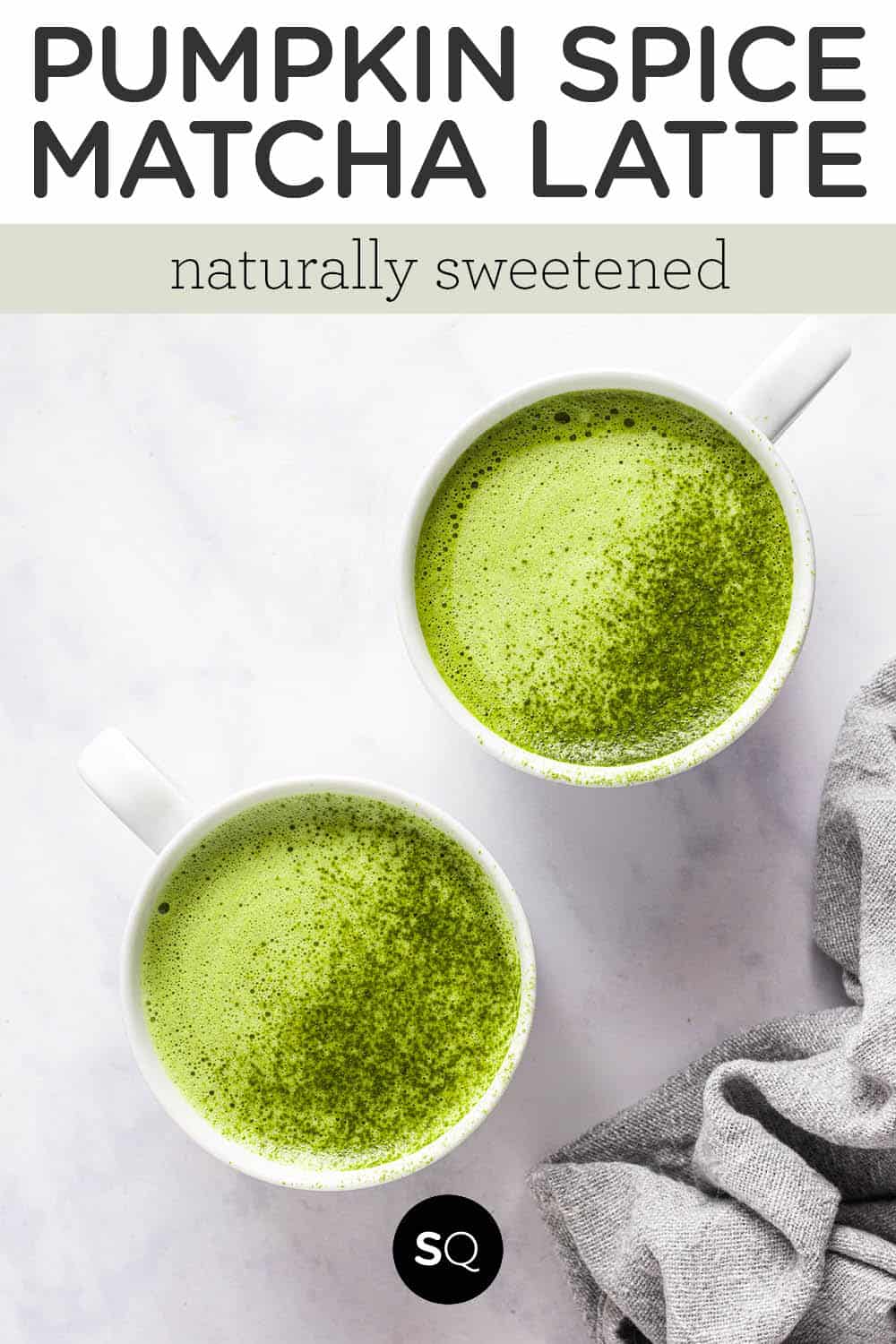 Pumpkin Spice Matcha Latte (Vegan) - Simply Quinoa