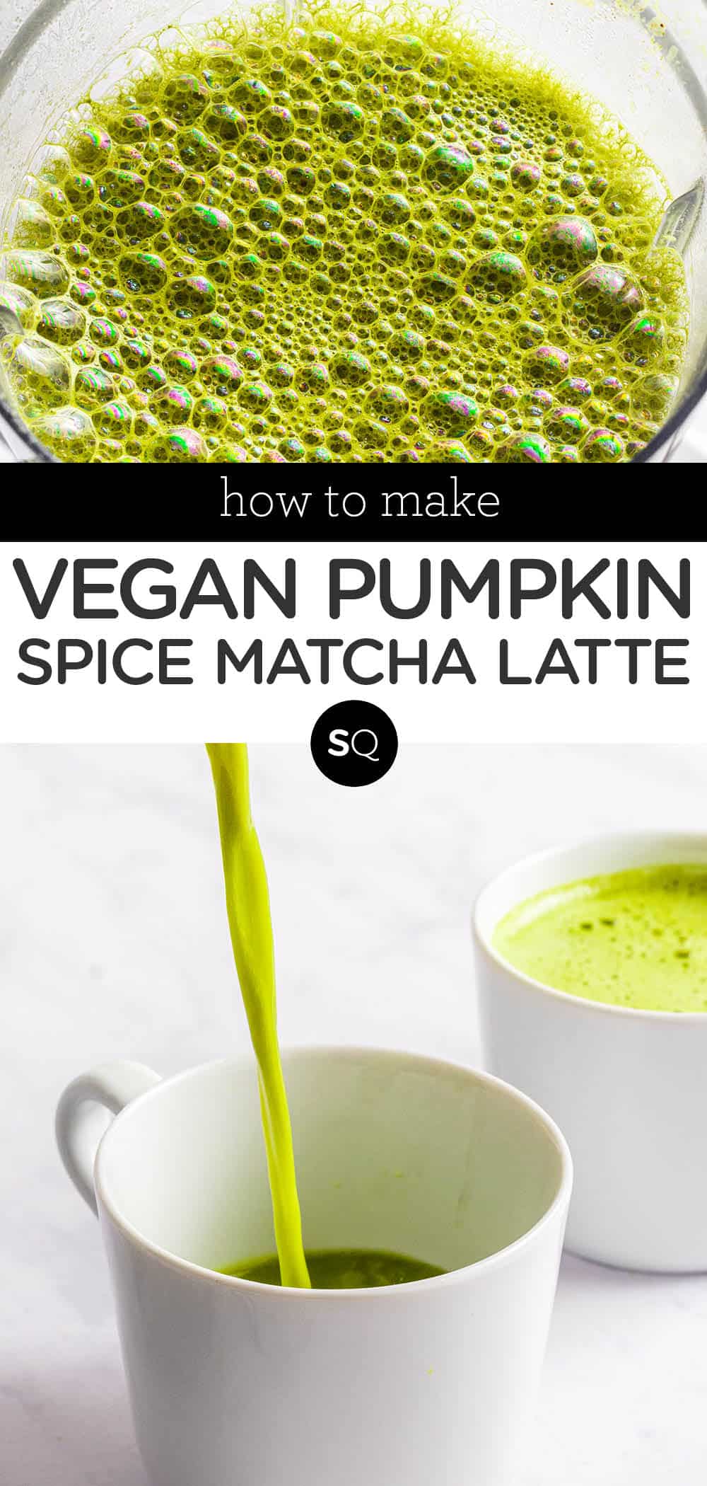Pumpkin Spice Matcha Latte (Vegan) - Simply Quinoa