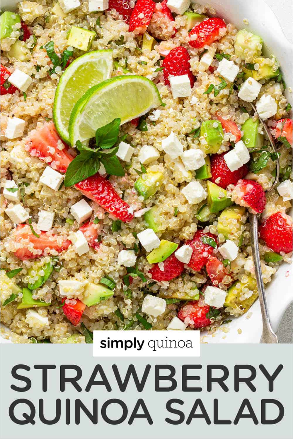 Strawberry Quinoa Salad with Feta {Gluten-Free} - Simply Quinoa