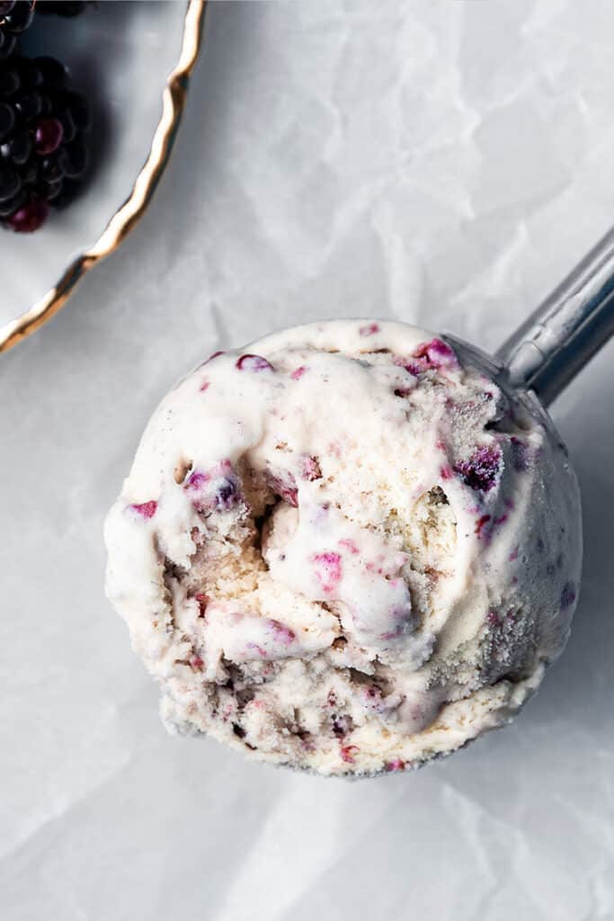Dairy-Free Black Raspberry Ice Cream | Simply Quinoa