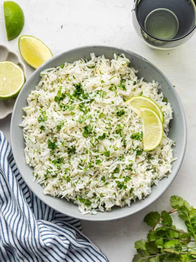Cilantro Lime Rice - Simply Quinoa