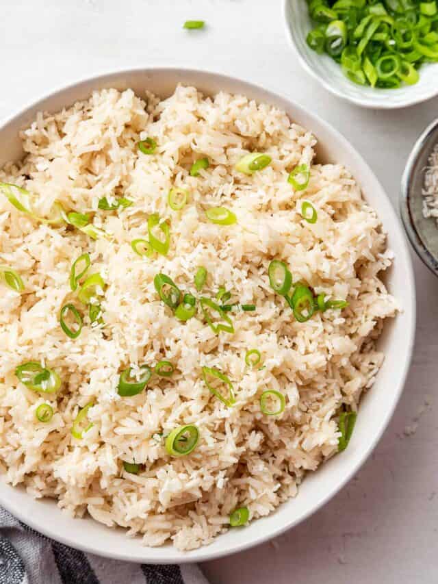 Instant Pot Coconut Rice - Simply Quinoa
