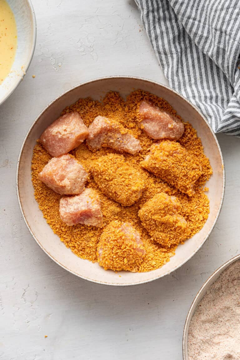 Air Fryer Popcorn Chicken Recipe | Simply Quinoa