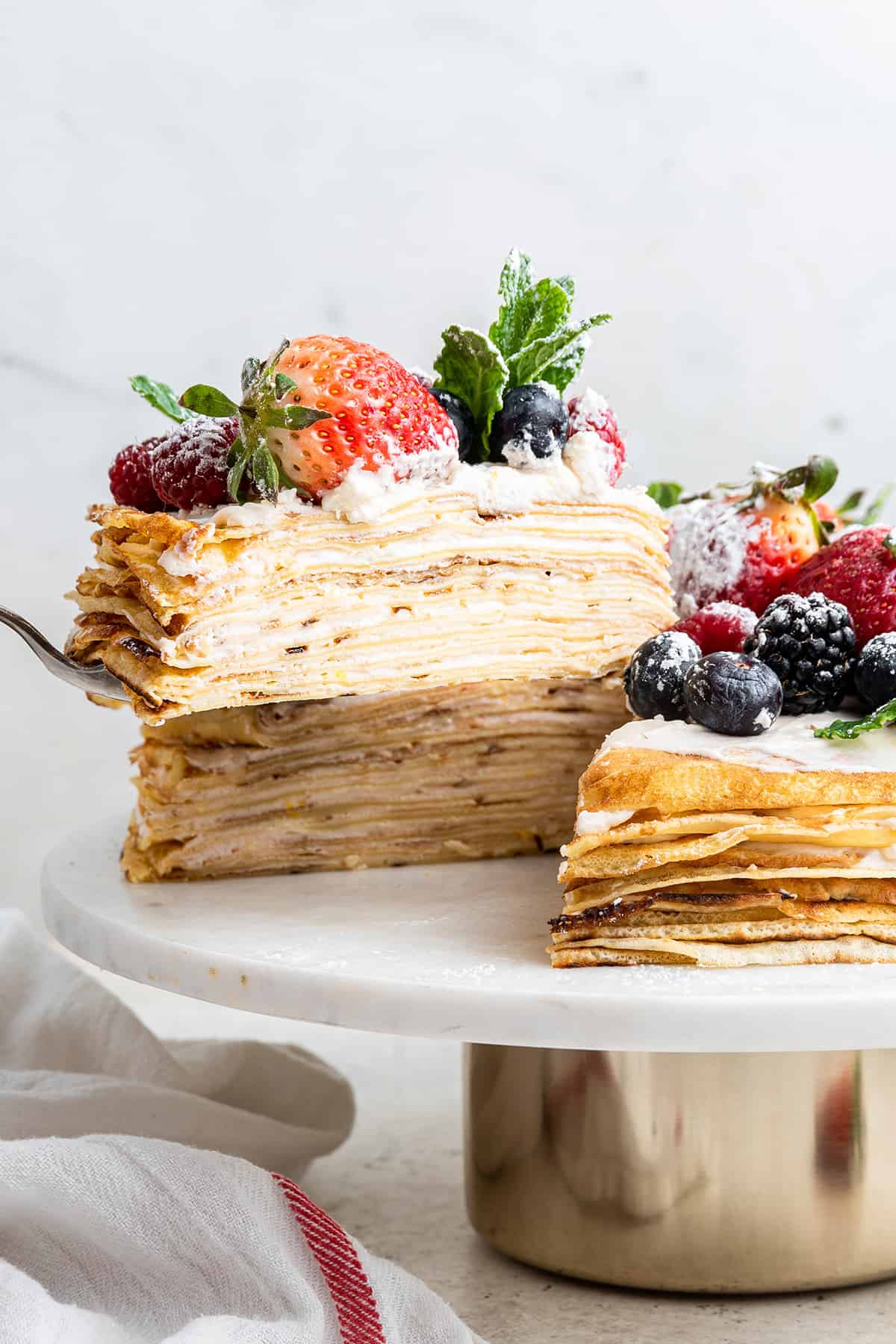 Strawberry Crepe Cake