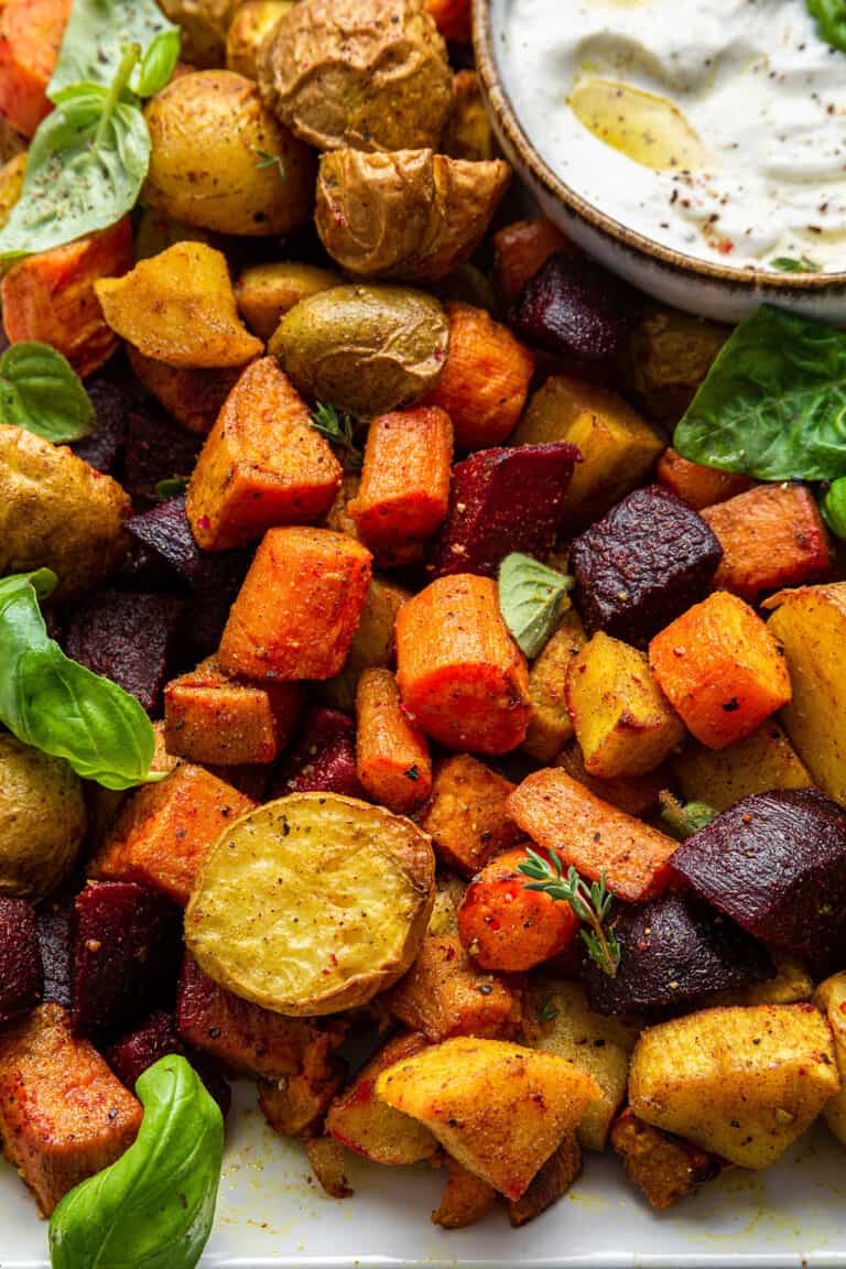 Healthy Oven-Roasted Root Vegetables | Simply Quinoa