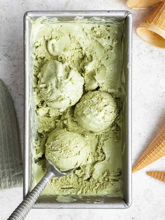 Matcha Ice Cream - Simply Quinoa