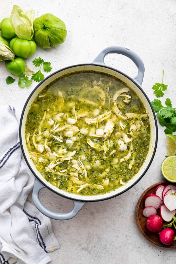 Pozole Verde (With Chicken or Tofu) | Simply Quinoa