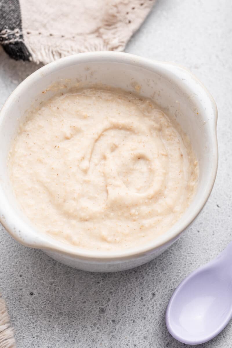 Baby Oatmeal | Simply Quinoa