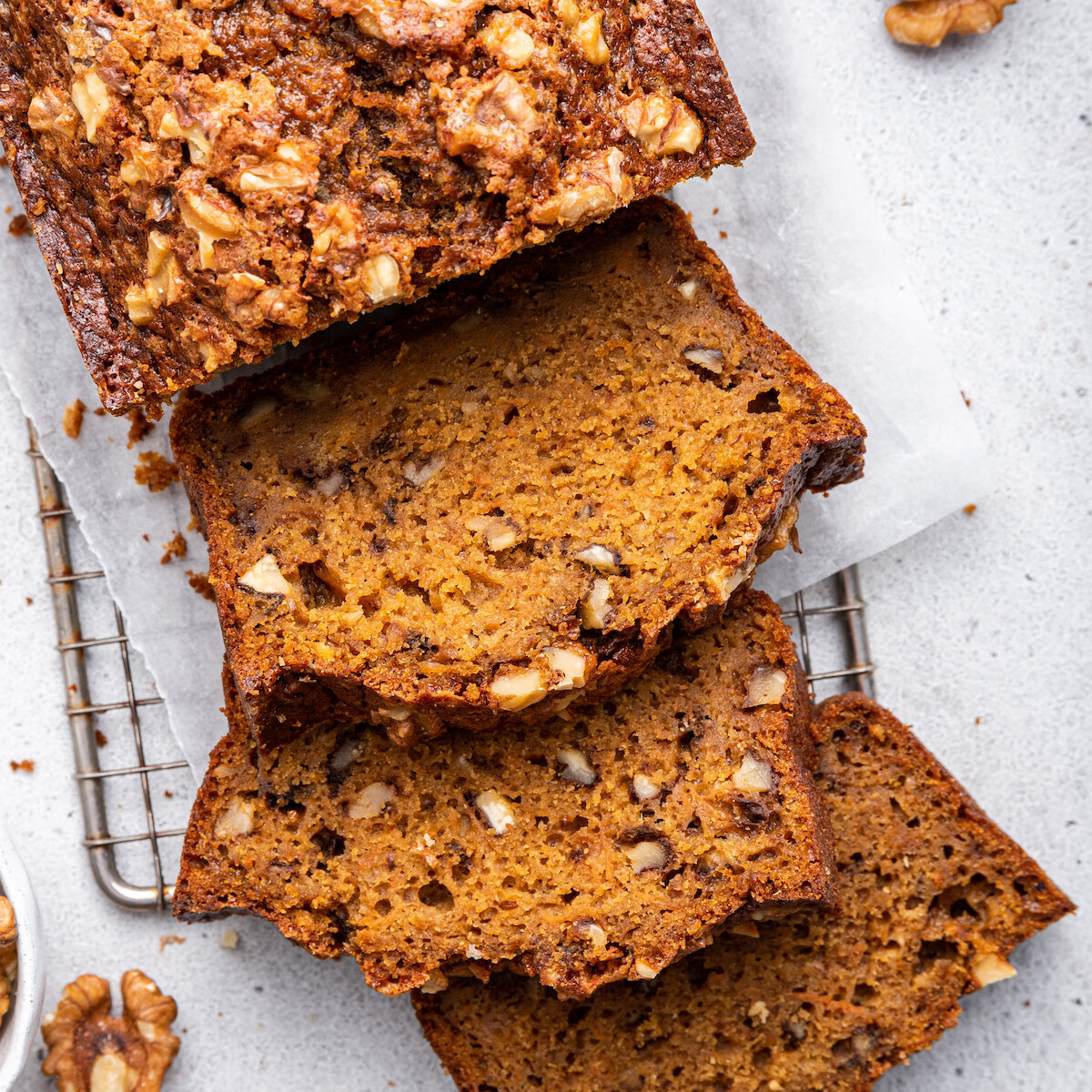 Quick Carrot Nut Bread Recipe | Simply Quinoa