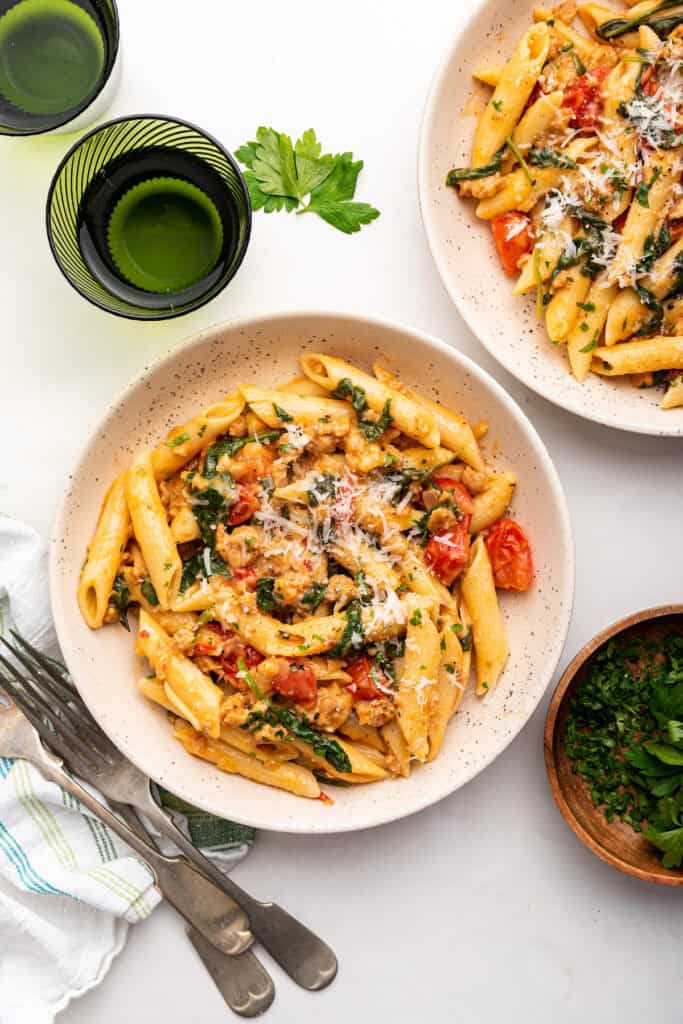 Sausage Pasta | Simply Quinoa