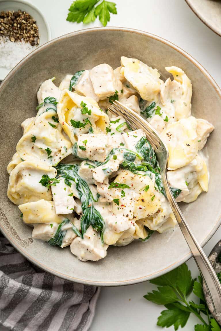 Chicken Tortellini Alfredo | Simply Quinoa