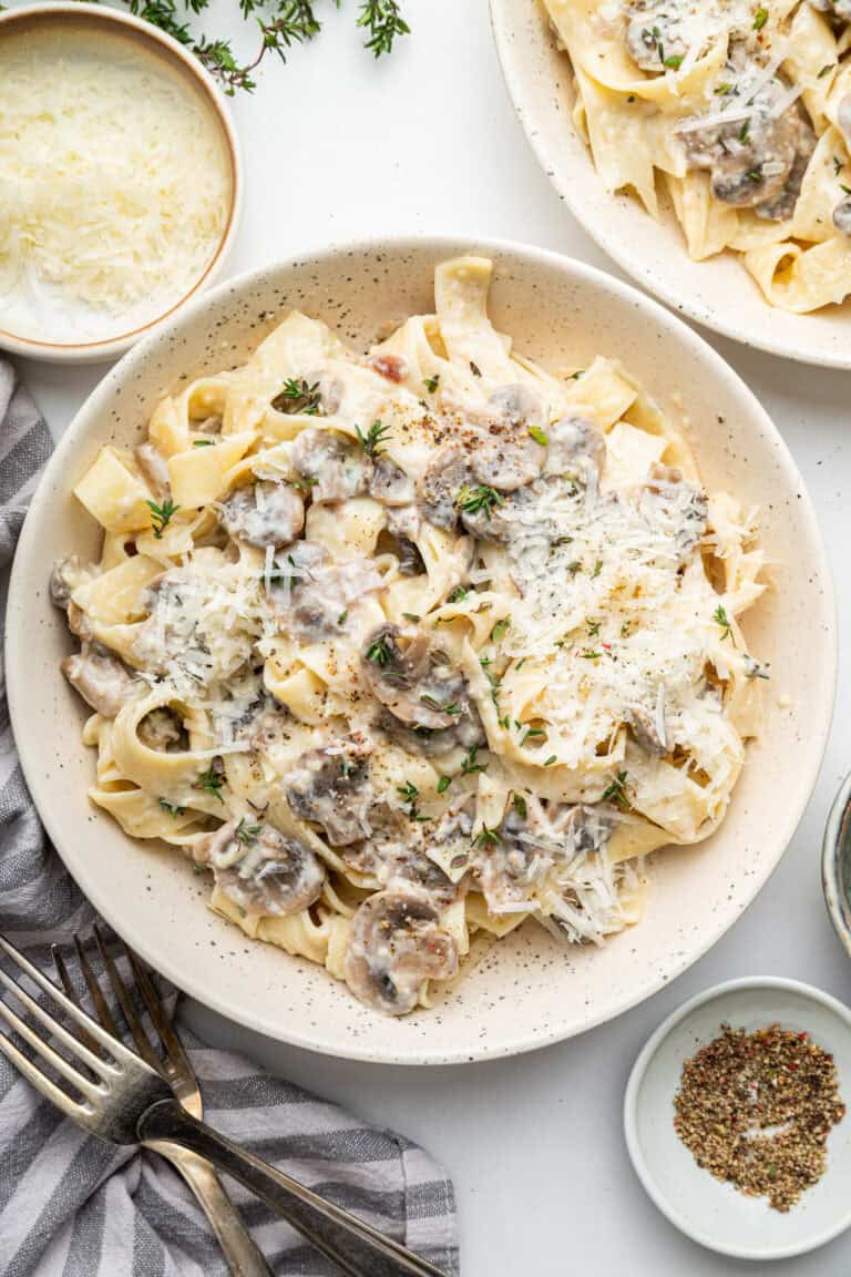 Creamy Mushroom Pasta | Simply Quinoa