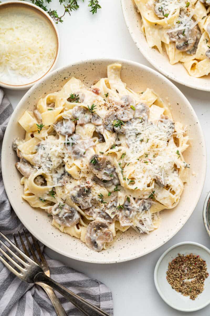 Creamy Mushroom Pasta | Simply Quinoa
