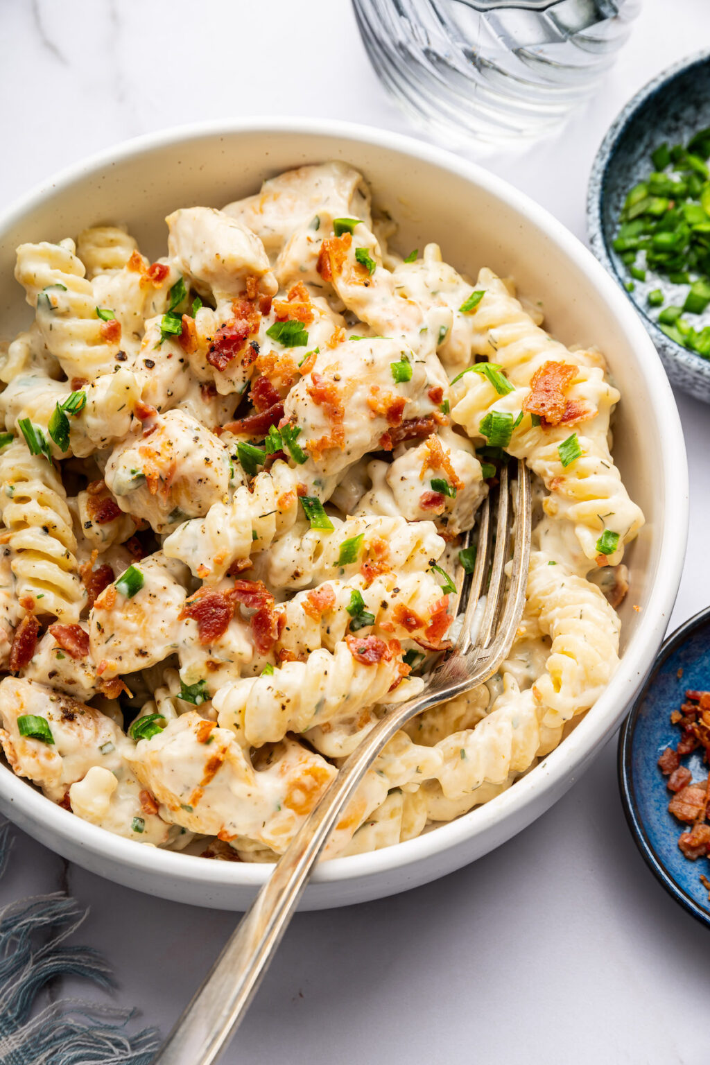 Chicken Bacon Ranch Pasta | Simply Quinoa
