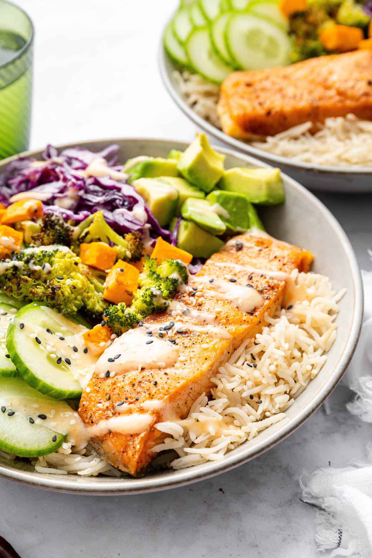 Salmon Power Bowl | Simply Quinoa